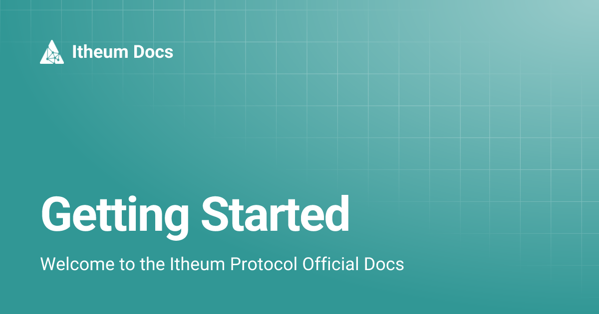 Getting Started | Itheum Docs